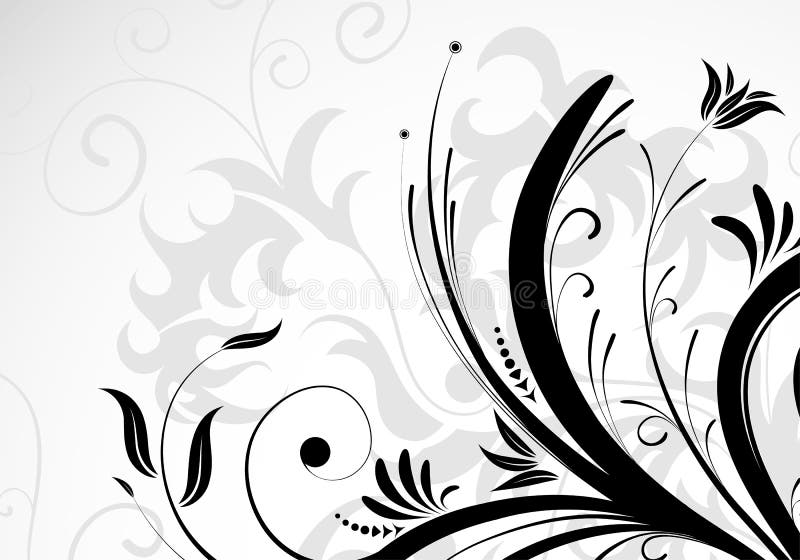Floral design stock vector. Illustration of flourishes - 15616164