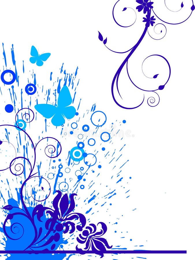 Floral design stock illustration. Illustration of floral - 18686868