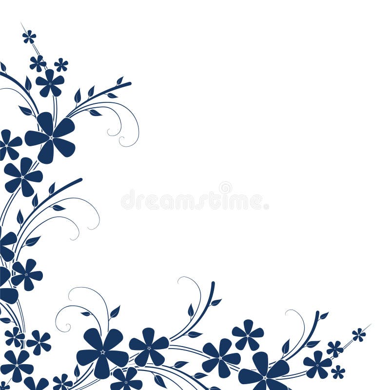 Floral design stock vector. Illustration of green, filigree - 4694620