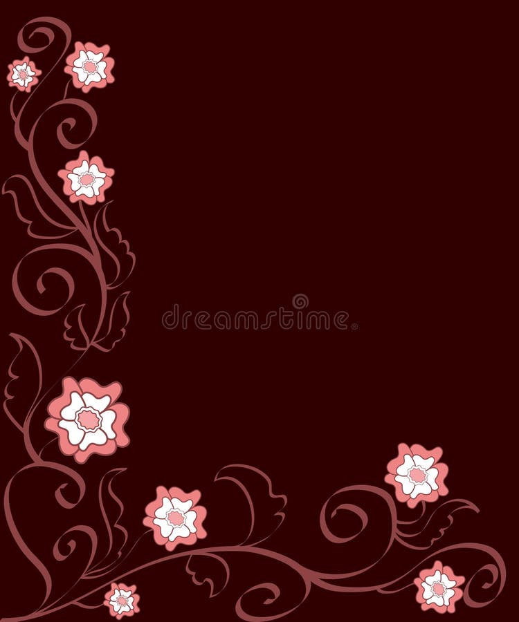 Floral design stock illustration. Illustration of white - 2498126