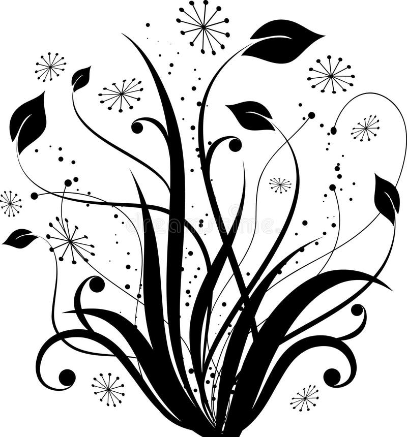 Floral design stock vector. Illustration of floral, curve - 811848