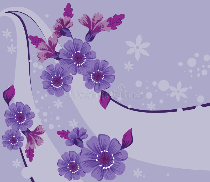 A floral Design Background stock illustration. Illustration of graphics ...