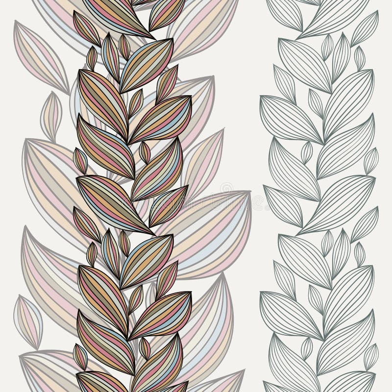 Floral design background. stock vector. Illustration of leaves - 45300531