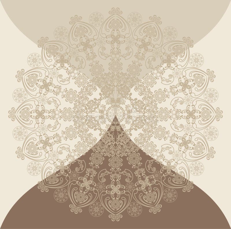 Floral design beige stock photo. Image of elements, lacy - 36708658