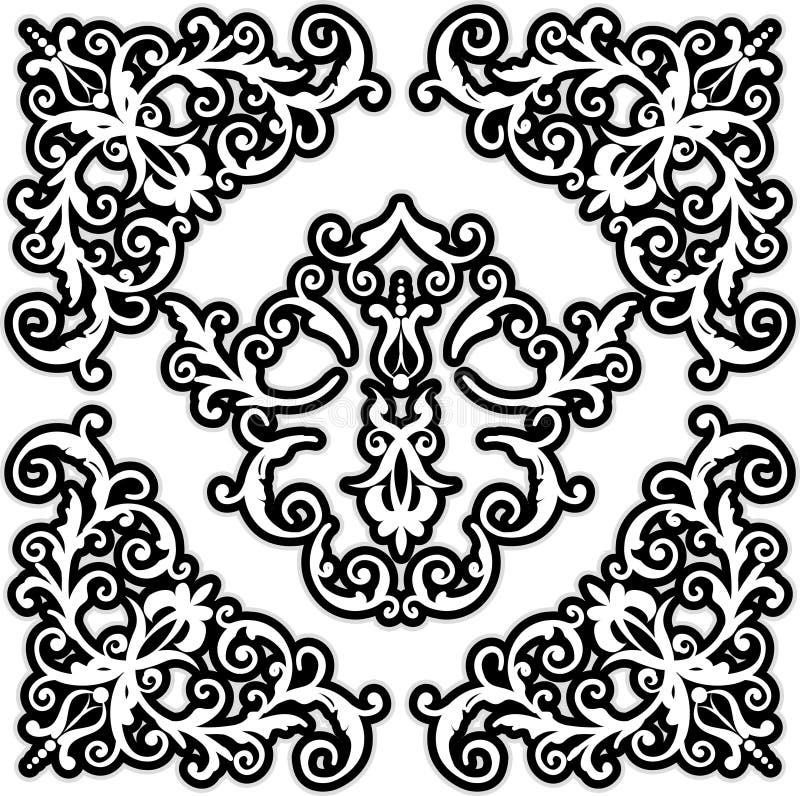 Single Floral Design Stock Illustrations – 54,406 Single Floral Design ...