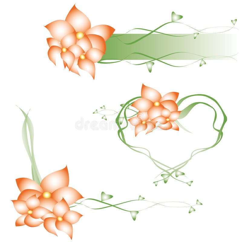 Floral Design Elements Picture. Image: 4326695
