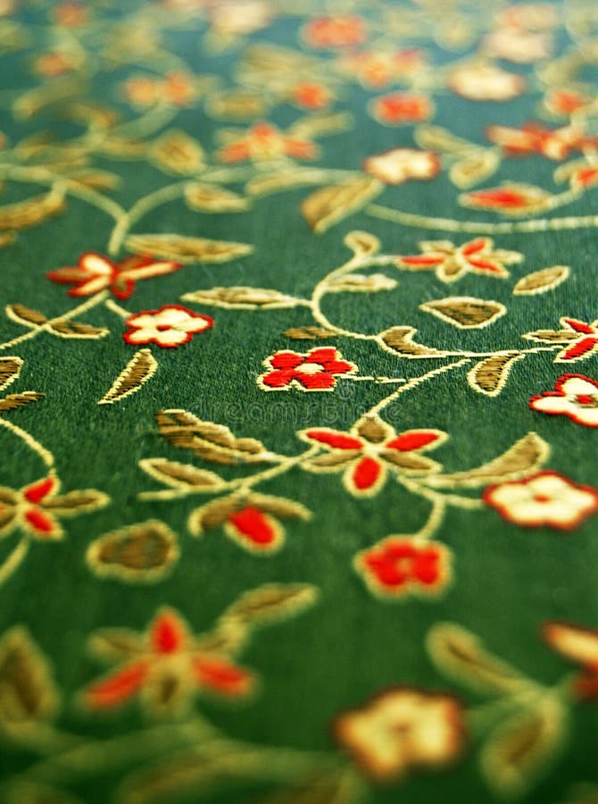 Floral design on fabric stock photo. Image of paintings - 16850358