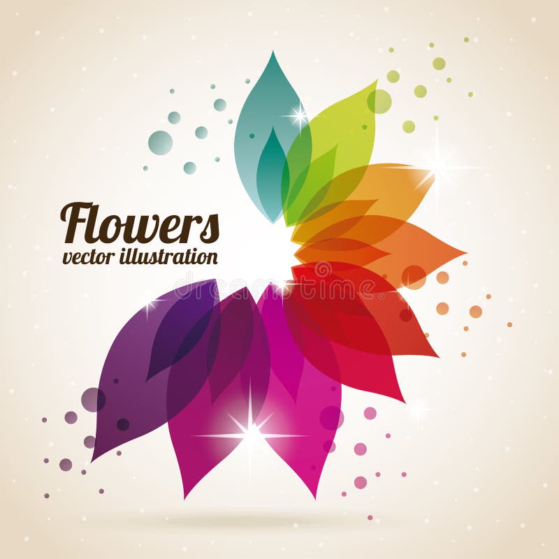 Floral design stock vector. Illustration of greeting - 47675353