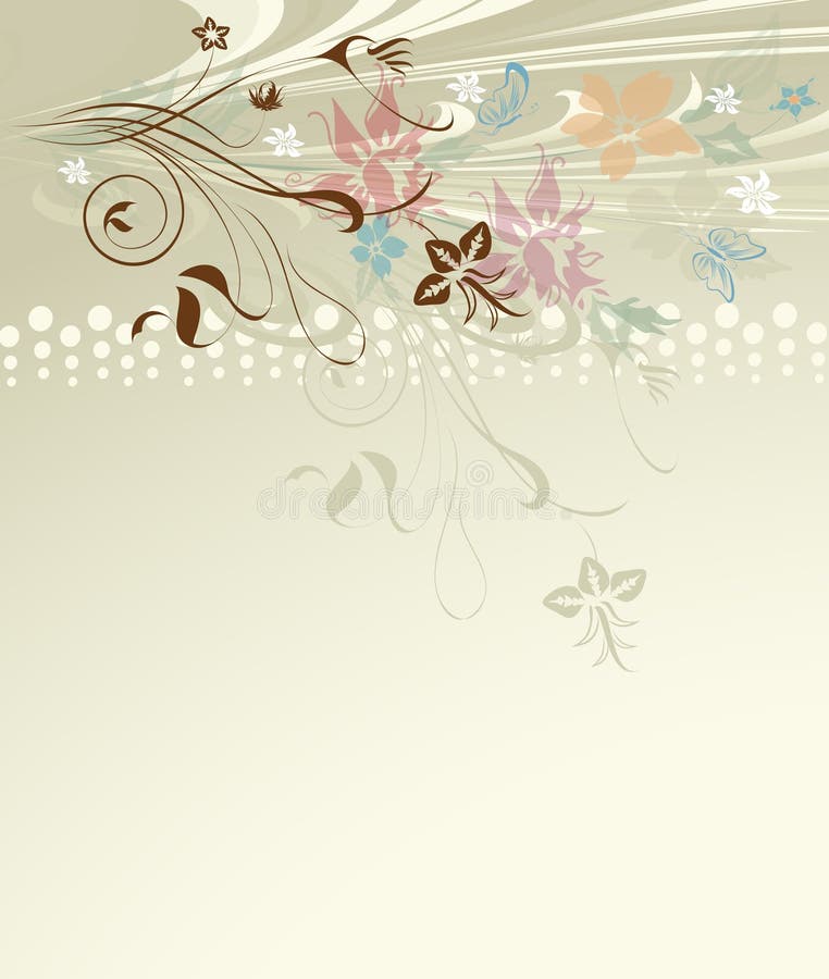 Spring Background with Notes Stock Vector - Illustration of background ...