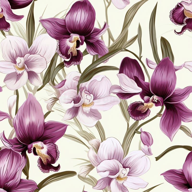 Floral Design for Wallpaper Stock Illustration - Illustration of fresh ...