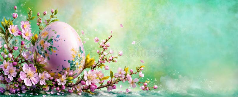 Floral Easter Bunny. Cute Floral Rabbit. Hello Spring Rabbit Happy ...