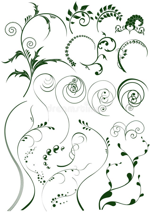 Abstract scroll pattern stock vector. Illustration of gothic - 31679125