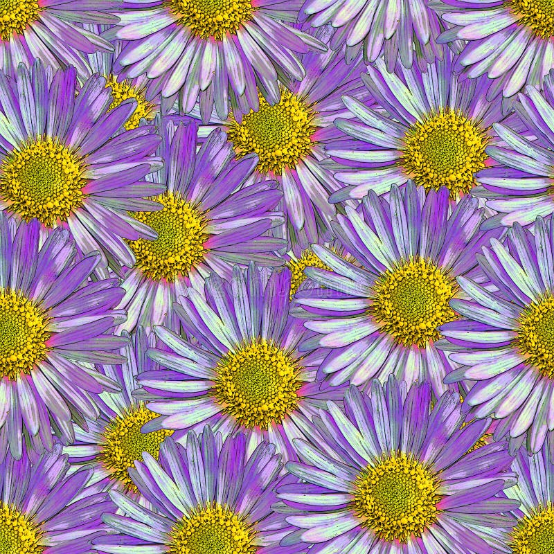 Floral Endless Pattern, Background Stock Image - Image of bloom, garden ...