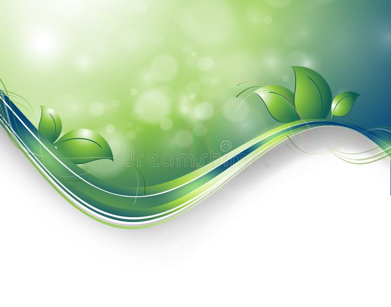 Floral Environmental Vector Frame Stock Vector - Illustration of ...