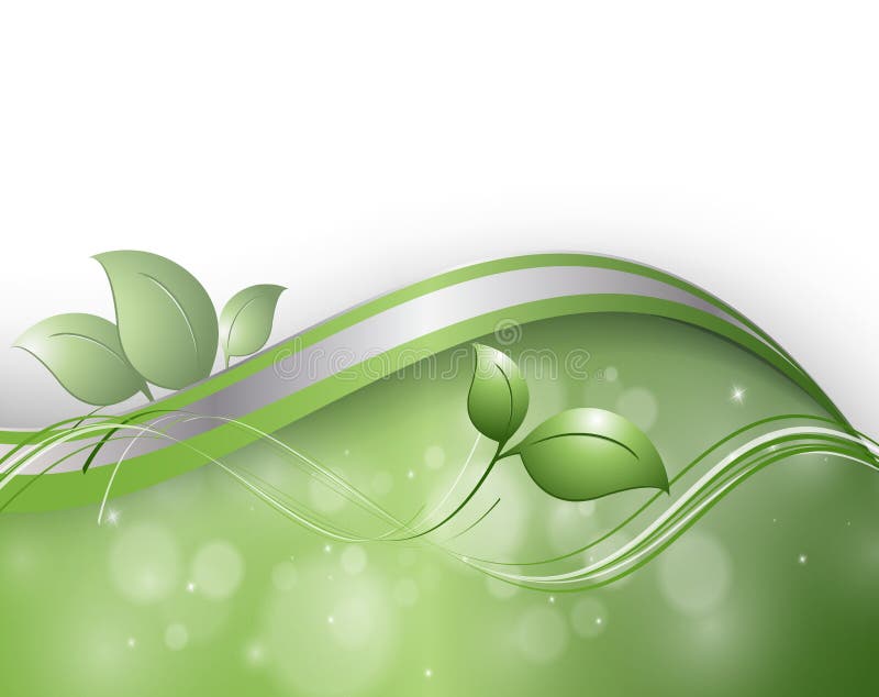 Floral Environmental Vector Frame Stock Vector - Illustration of light ...