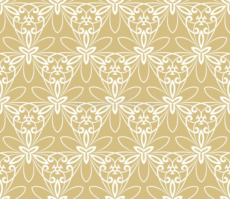 Floral Fine Seamless Pattern Stock Illustration - Illustration of ...