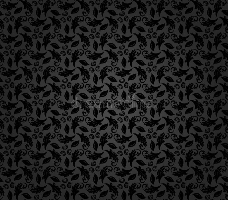 Floral Fine Seamless Pattern Stock Illustration - Illustration of ...