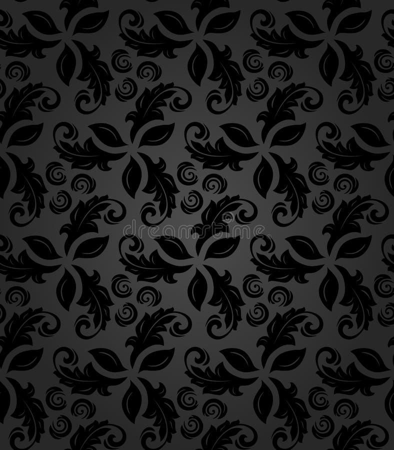 Floral Fine Seamless Pattern Stock Illustration - Illustration of ...