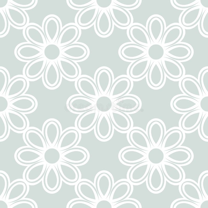 Floral Fine Seamless Pattern Stock Illustration - Illustration of light ...