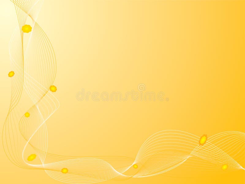 Yellow 3d flow vector stock vector. Illustration of professional - 3375508