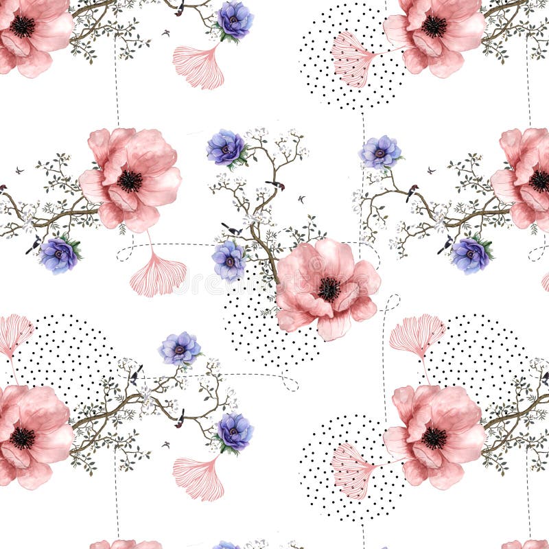 Flower design pattern stock illustration. Illustration of drawing ...
