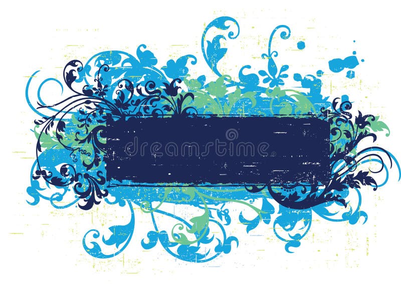 Floral Frame stock vector. Illustration of badge, swirly - 2655845