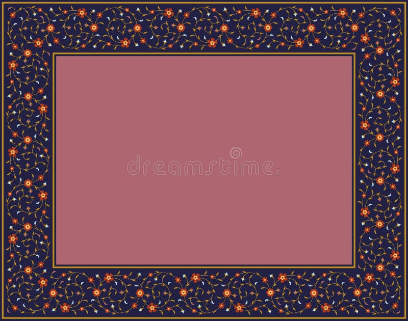 Arabic Floral Frame for Your Design. Traditional Islamic Design ...