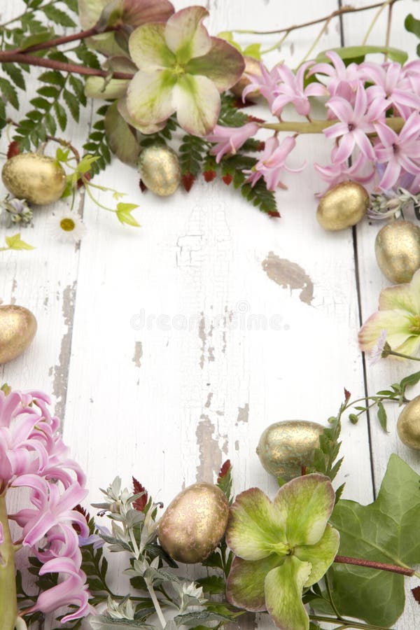 Easter theme table setting stock photo. Image of food - 12912754