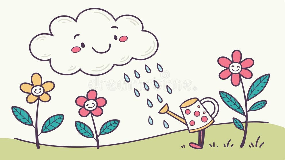 Floral Frame with Ladybug, Nature Border, Botanical Design, Decorative ...