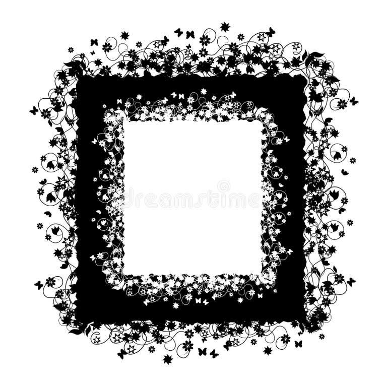 Frame Silhouette Stock Illustrations – 492,811 Frame Silhouette Stock ...