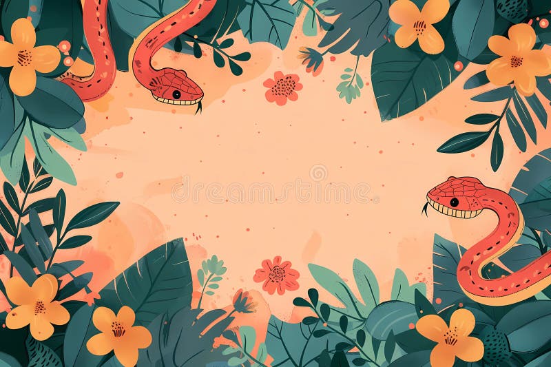 Snakes Frame Stock Illustrations – 372 Snakes Frame Stock Illustrations ...