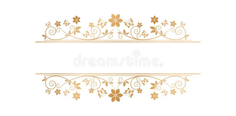 Floral Frames, Elements and Borders, Decorative Ornament for Your Texts ...