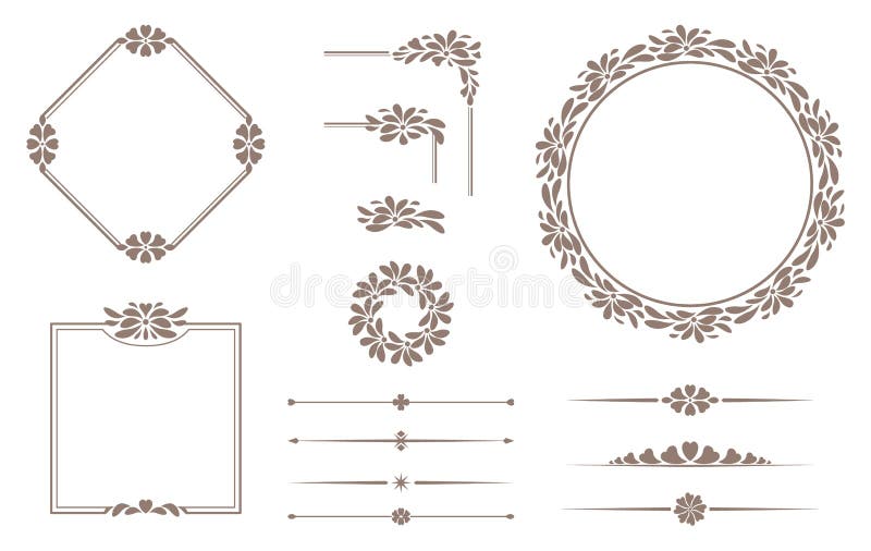 Frames Separators Stock Illustrations – 68 Frames Separators Stock ...