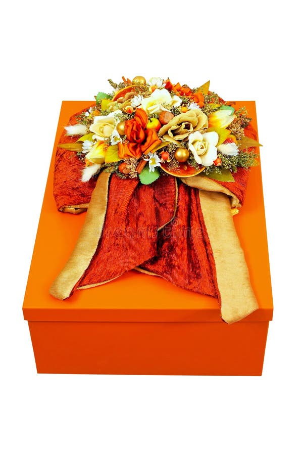 Floral gift box stock image. Image of present, luxury - 12110367
