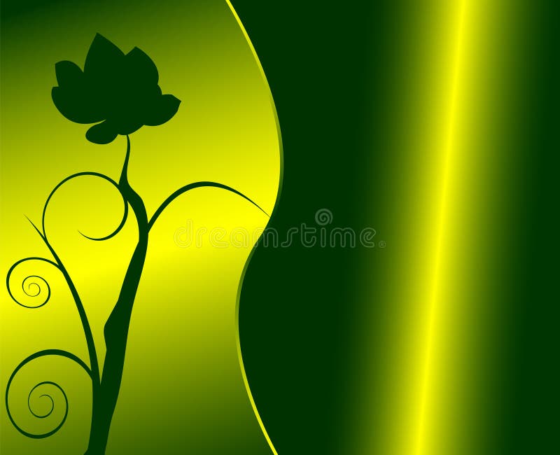 Floral green design stock vector. Illustration of floral - 5524020