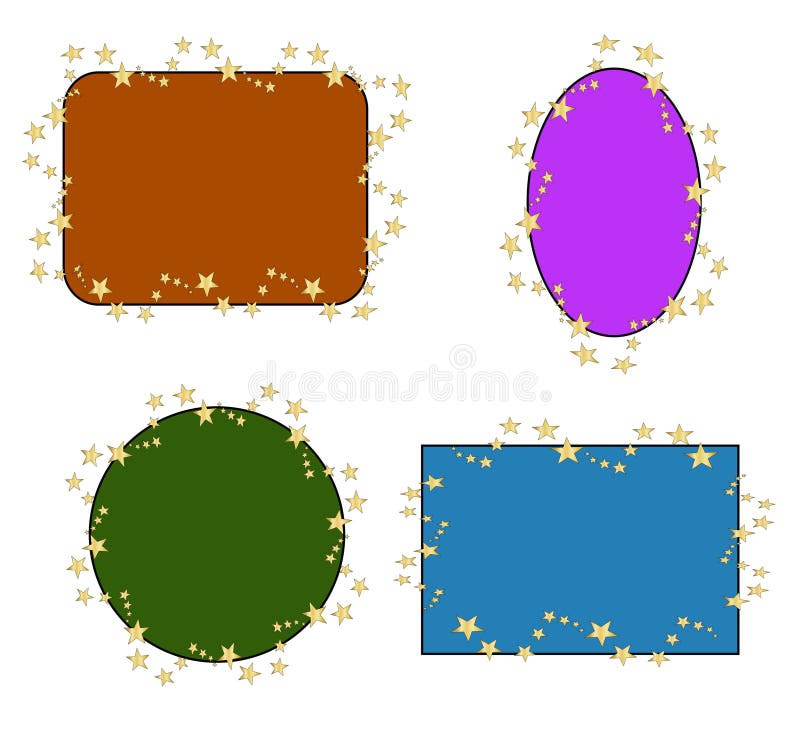 Floral Green Leaf Frame Design Elements. Leaf Design Square, Rectangle ...