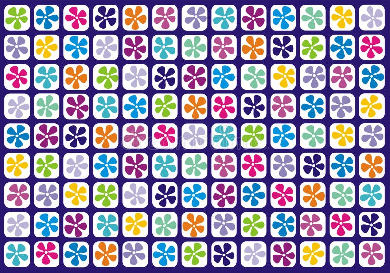 Floral grid stock illustration. Illustration of designs - 969499