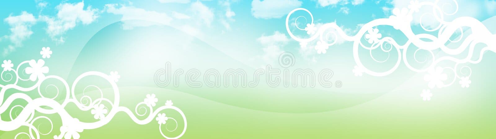 Beautiful Landscape, Green Grass, Blue Sky Stock Photo - Image of ...