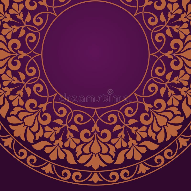 Floral Indian pattern stock vector. Illustration of abstract - 49938602