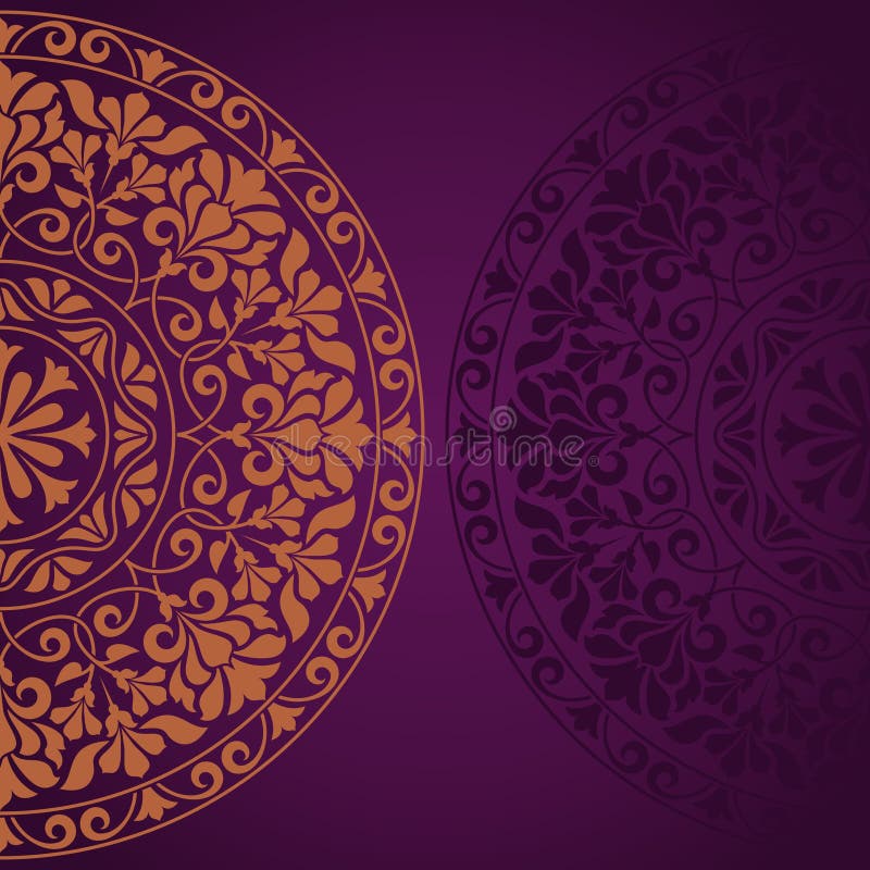 Floral Indian pattern stock vector. Illustration of indian - 49938635