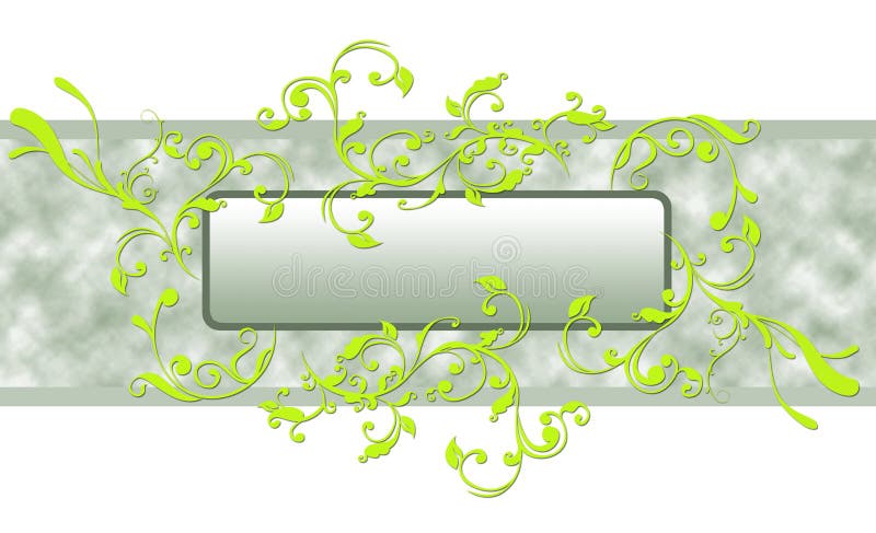 Floral Label Background Picture. Image: 10083279