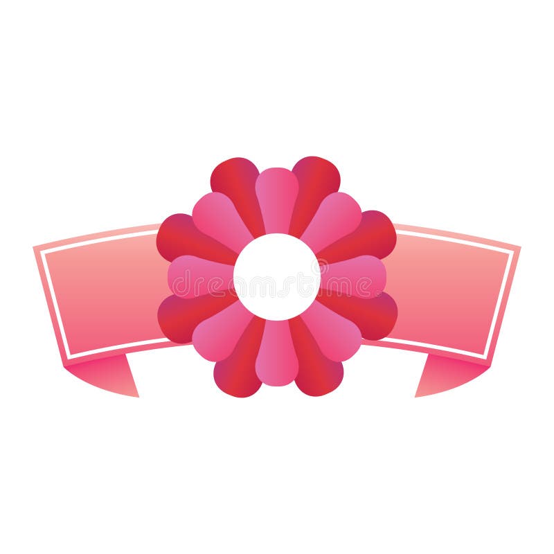 Floral Label. Vector Illustration Decorative Design Stock Vector ...