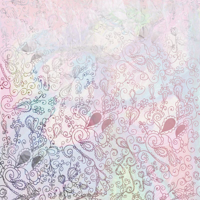 Floral Lace Abstract Background for Greeting Stock Illustration ...