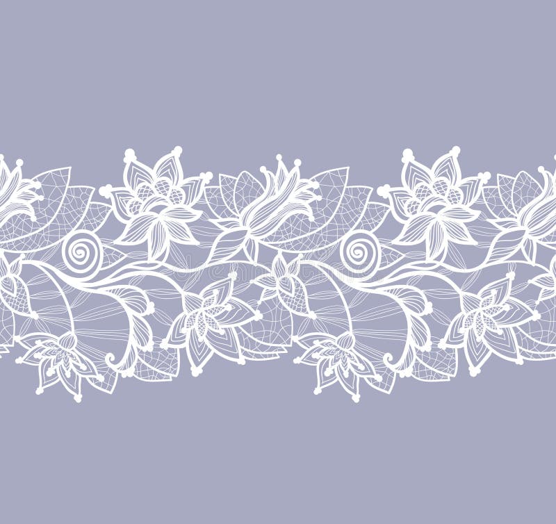 Floral lace stock vector. Illustration of married, lace - 41297103