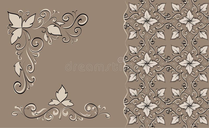 Pink and White Background with Lace Stock Vector - Illustration of card ...