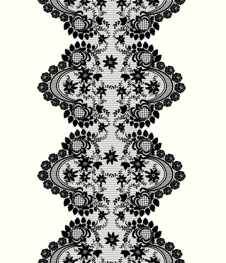 Floral lace borders stock vector. Illustration of flowers - 96677171