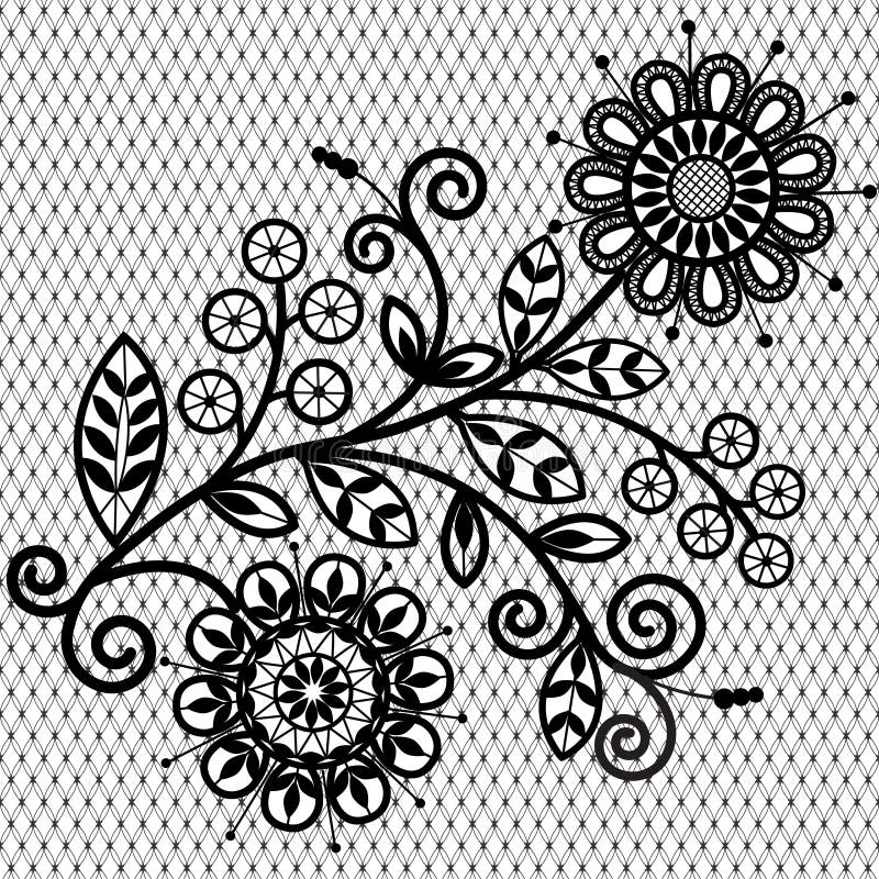 Floral Lace Pattern Stock Vector Illustration Of Pattern 97977679
