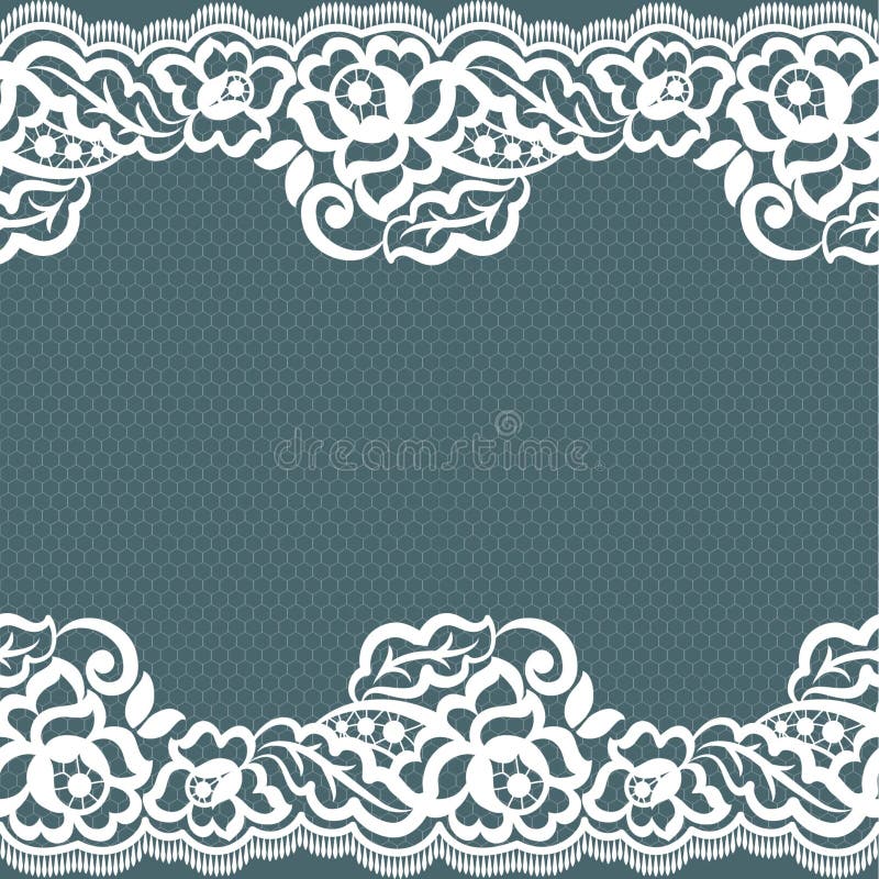 Floral Lace Pattern Embroidery Design Stock Vector - Illustration of ...
