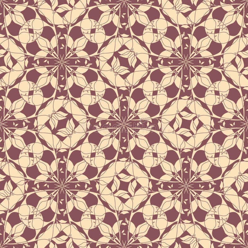 Floral Lattice in Modern Style Stock Vector - Illustration of nouveau ...