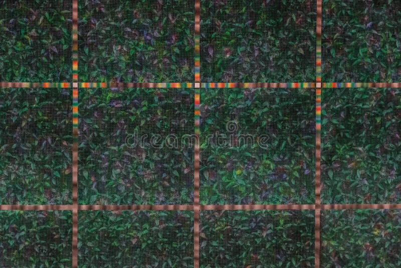 Perforated Abstract Floral Leaf Background Stock Photo - Image of ...